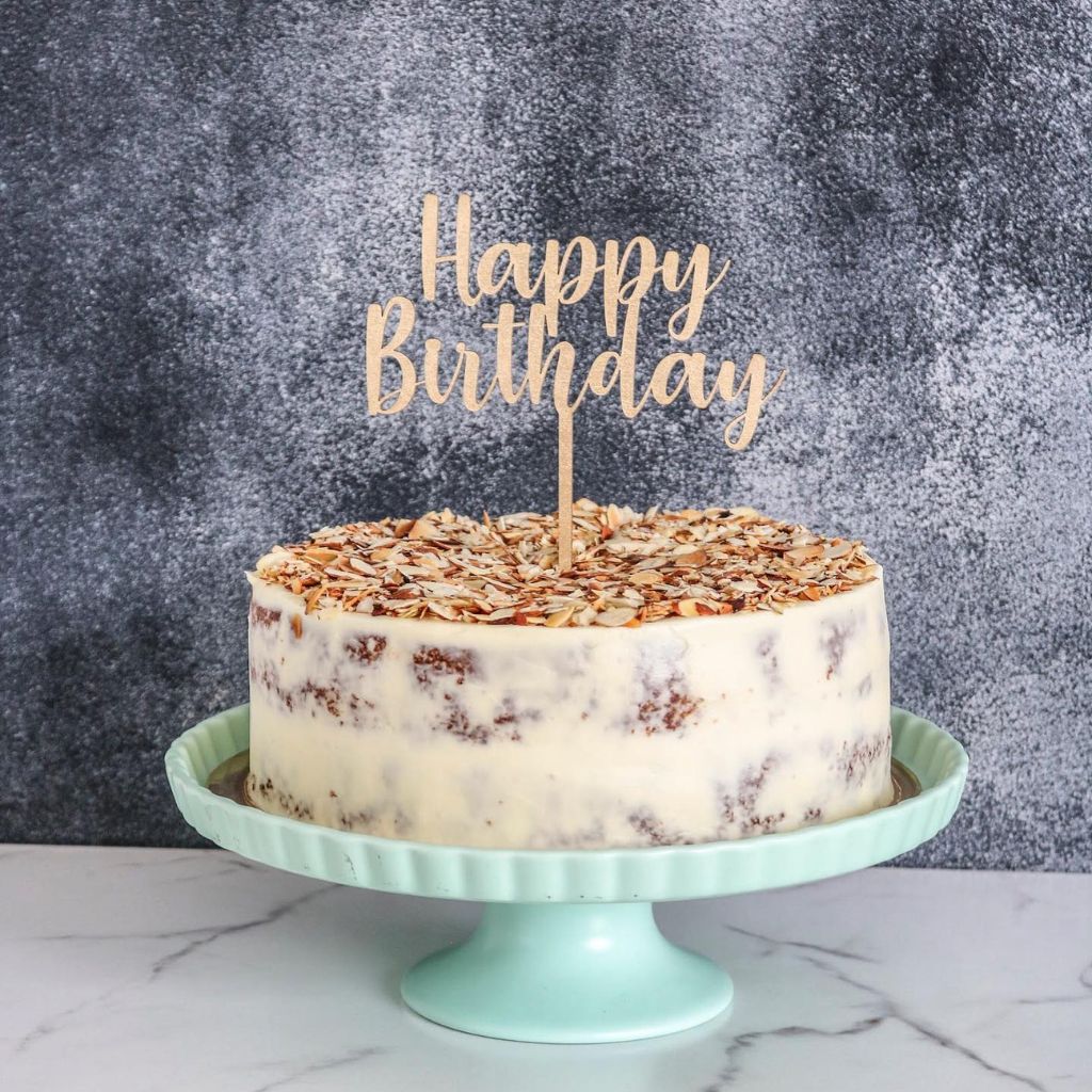 Topper de cumpleaños – Boccacion Repostería